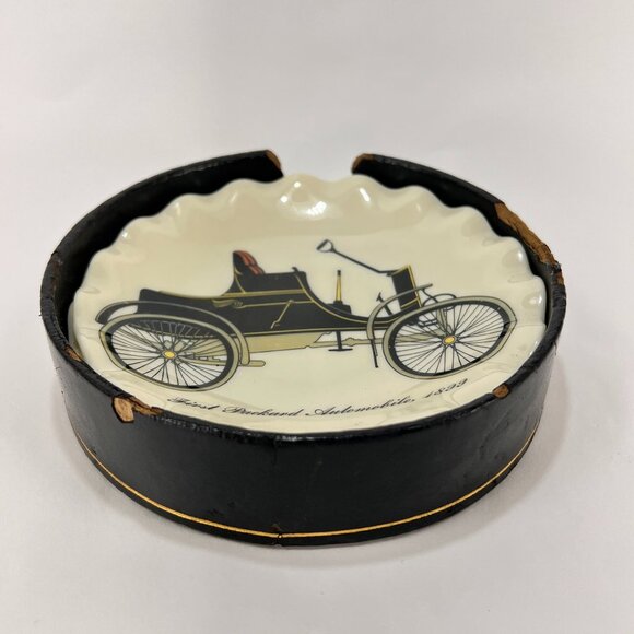 Dining | Vintage Porcelain Antique Automobile Car Drink Coasters ...